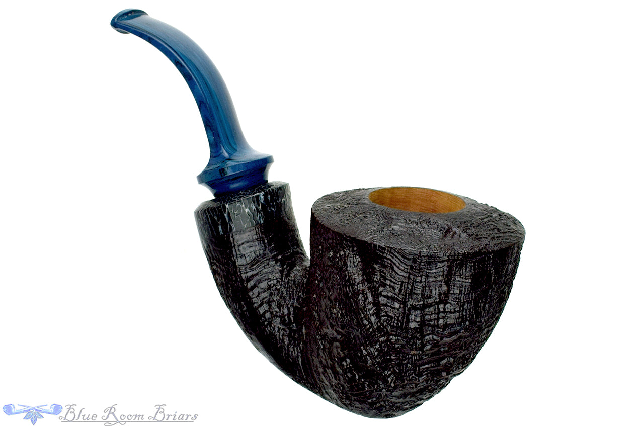 Jason Patrick Pipe Bent Sandblast Dublin with Whale Spine and Brindle ...