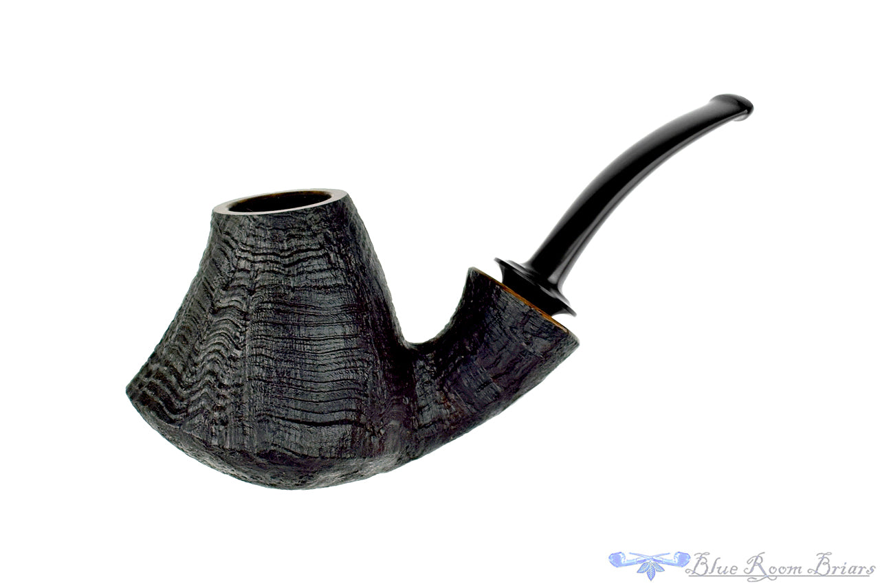 David Huber Pipe Bent Ring Blast Volcano – Blue Room Briars