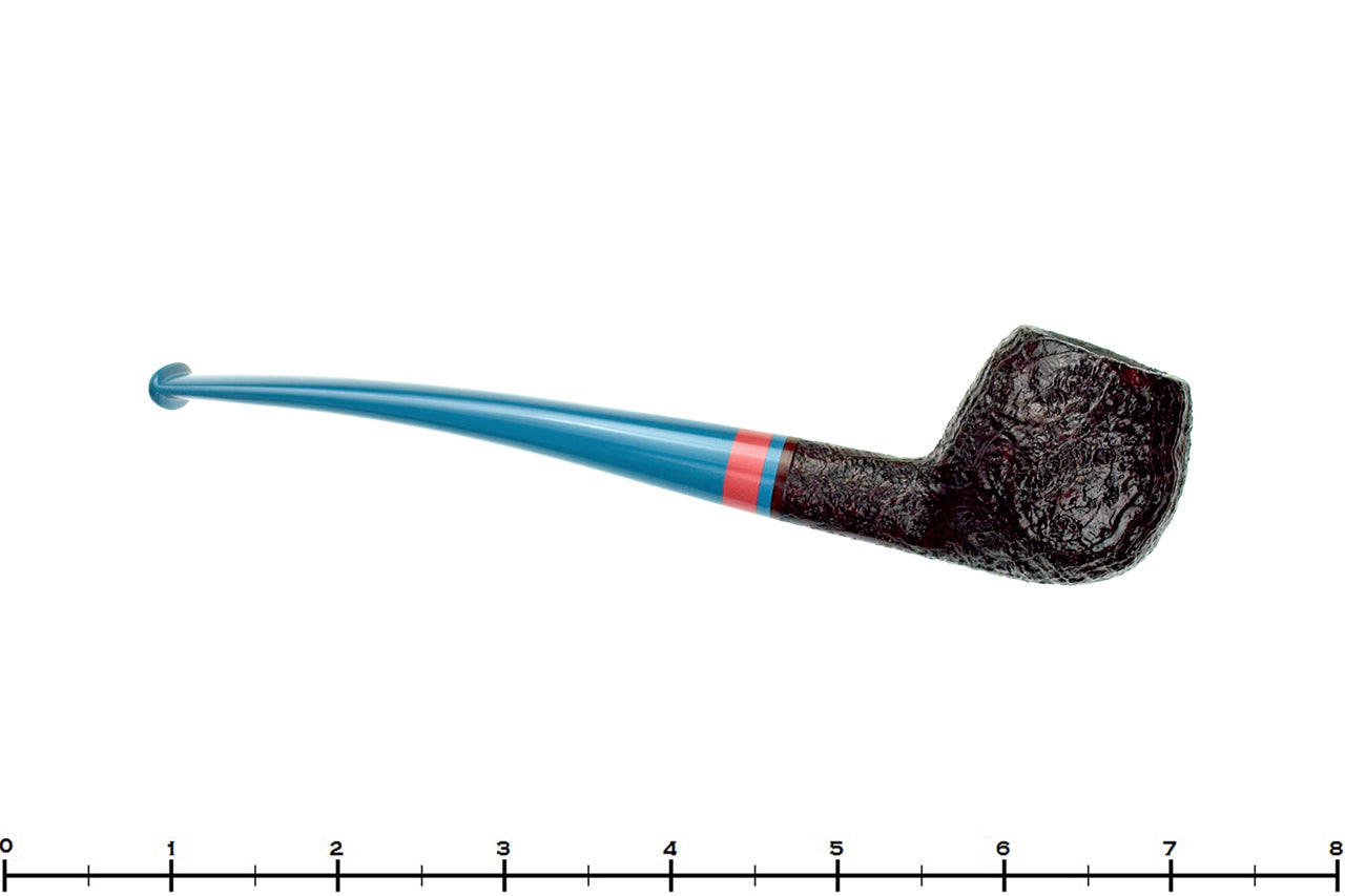 Bill Shlosky Pipe 768 Sandblast Prince with Ebonite – Blue Room Briars