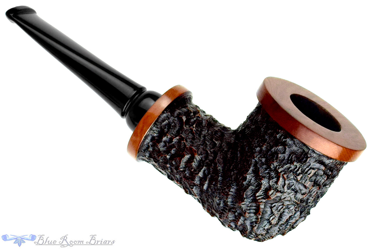 Jan Pietenpauw Sine Rusticated Reverse Calabash UNSMOKED Estate Pipe ...