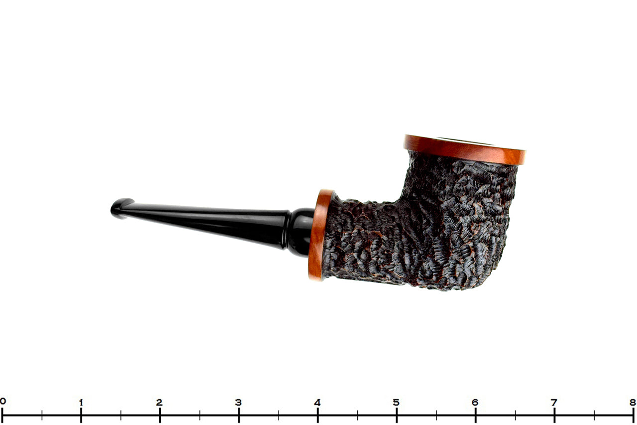 Jan Pietenpauw Sine Rusticated Reverse Calabash UNSMOKED Estate Pipe ...