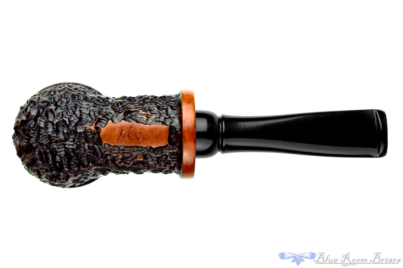 Jan Pietenpauw Sine Rusticated Reverse Calabash UNSMOKED Estate Pipe ...