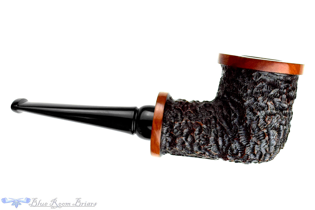 Jan Pietenpauw Sine Rusticated Reverse Calabash UNSMOKED Estate Pipe ...