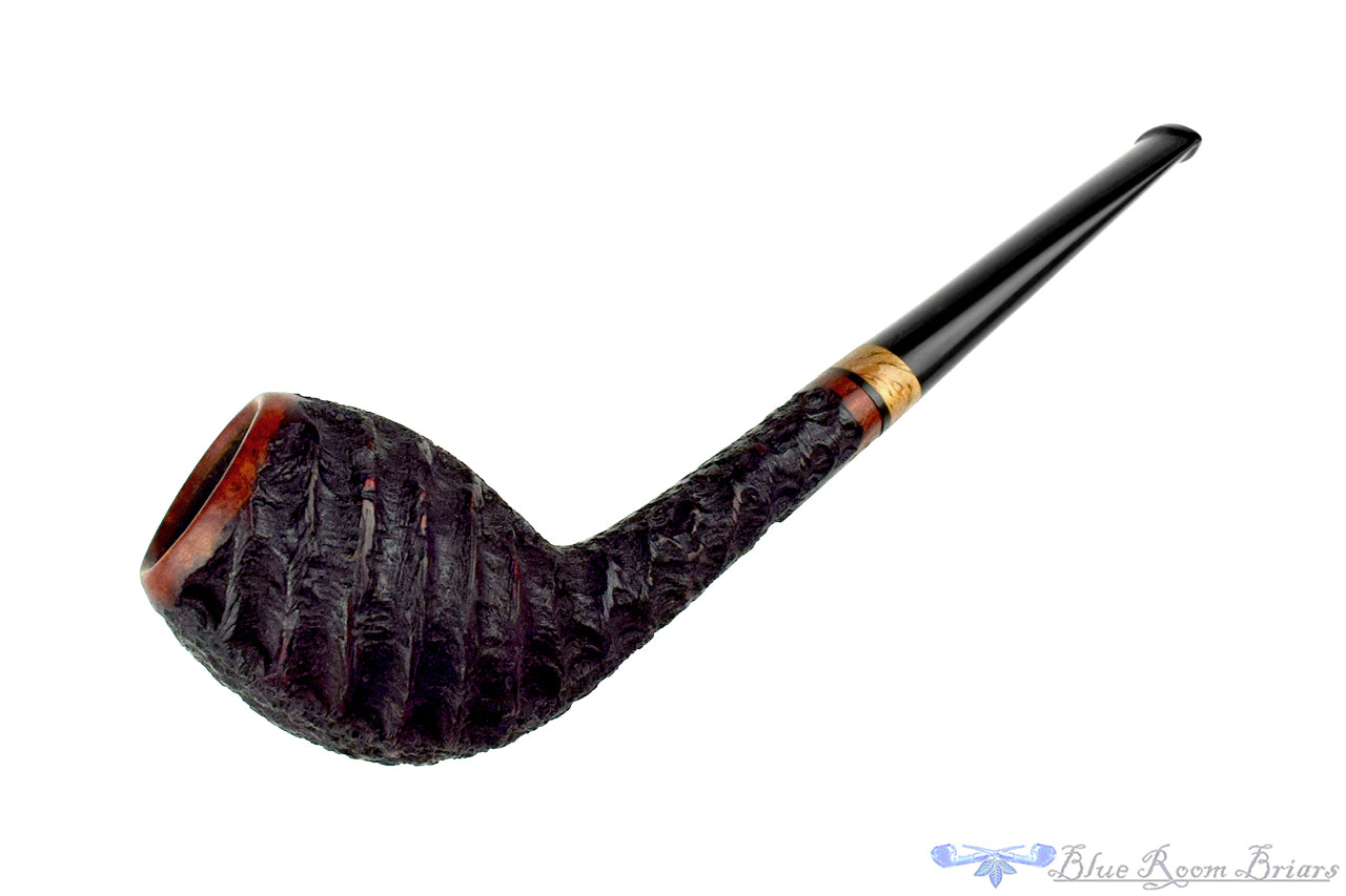 Nils Frederiksen Pipe Carved Devil Anse with Masur Birch – Blue Room Briars