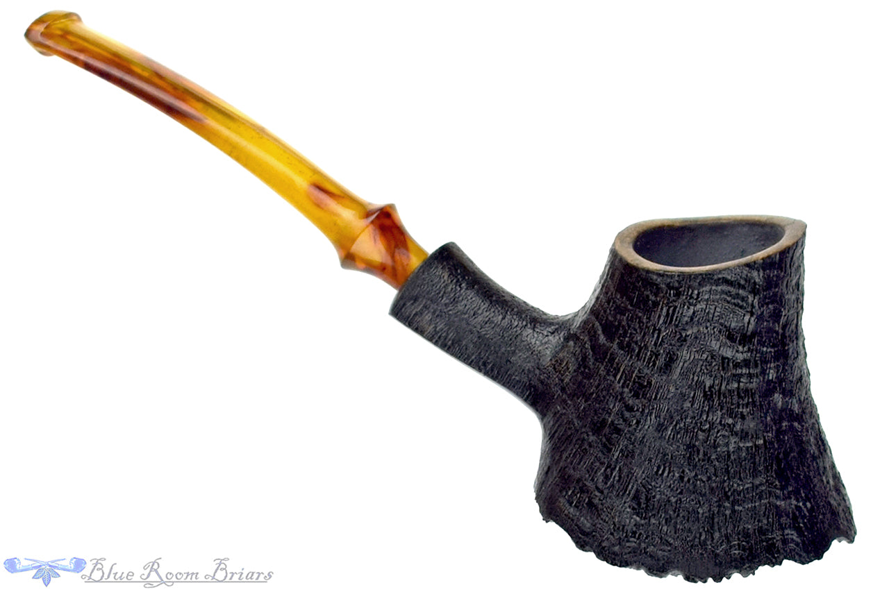 Jared Coles Pipe Bent Black Blast Volcano with Plateau and Bakelite ...