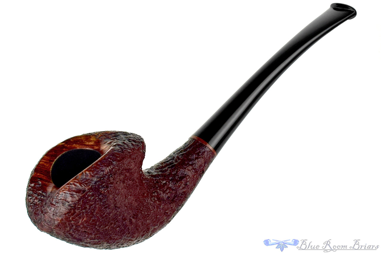 Nate King Pipe 898 Crosscut Sandblast Ruby Surfer – Blue Room Briars