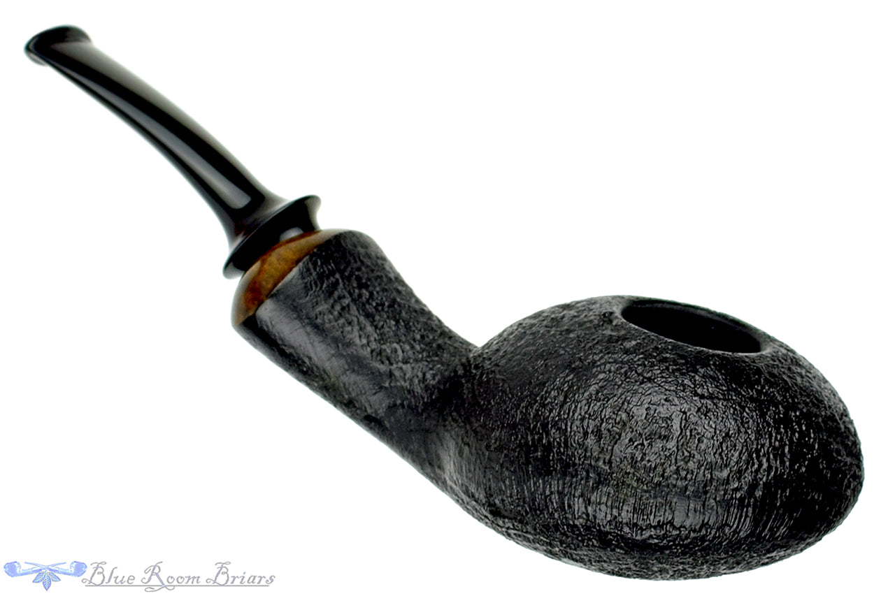Thomas James Pipe Black Blast Squat Tomato with Teardrop Shank – Blue ...