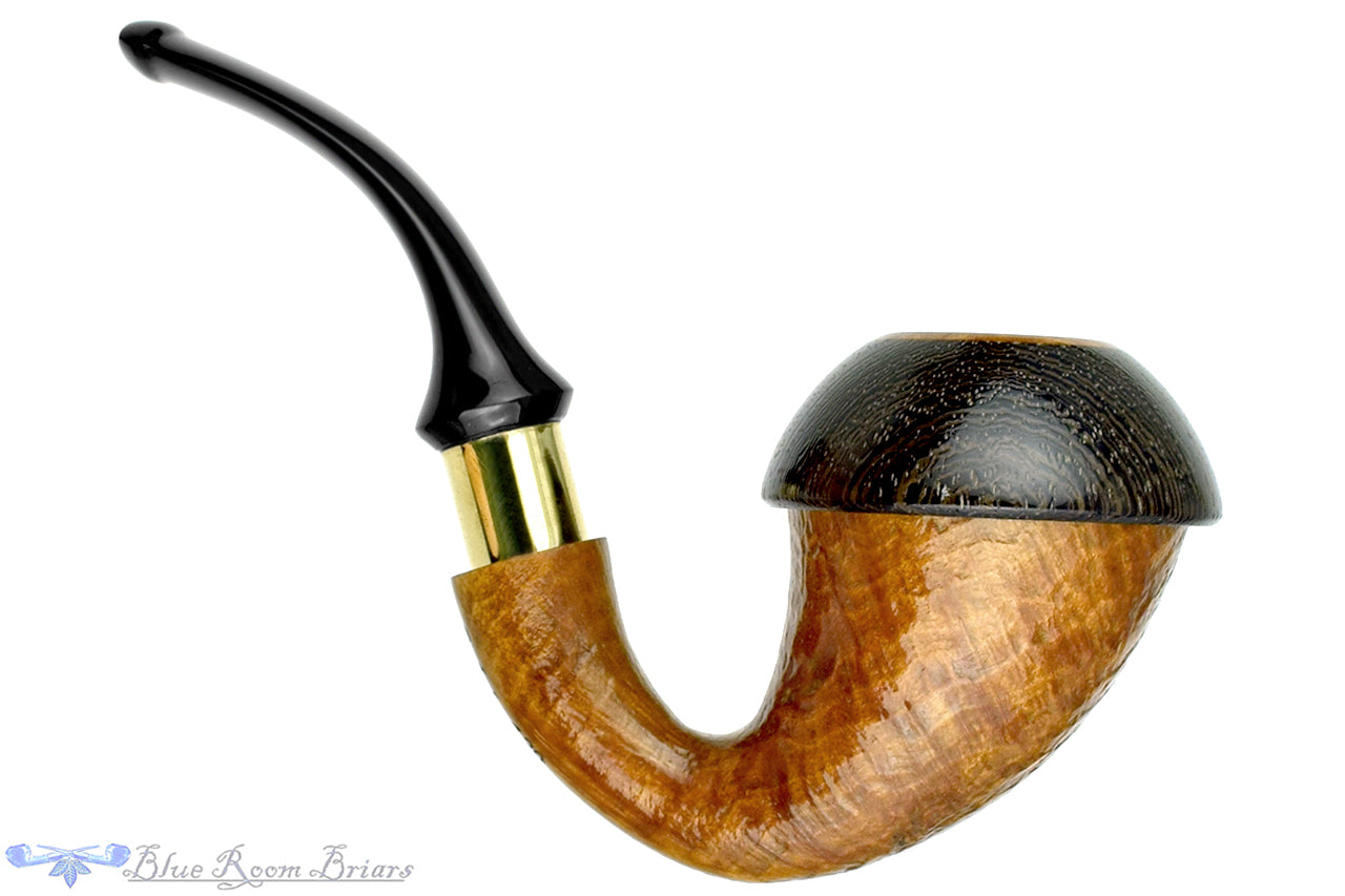 Johny Pipes Calabah 2021 Sandblast Calabash with Brass and Wenge – Blue ...