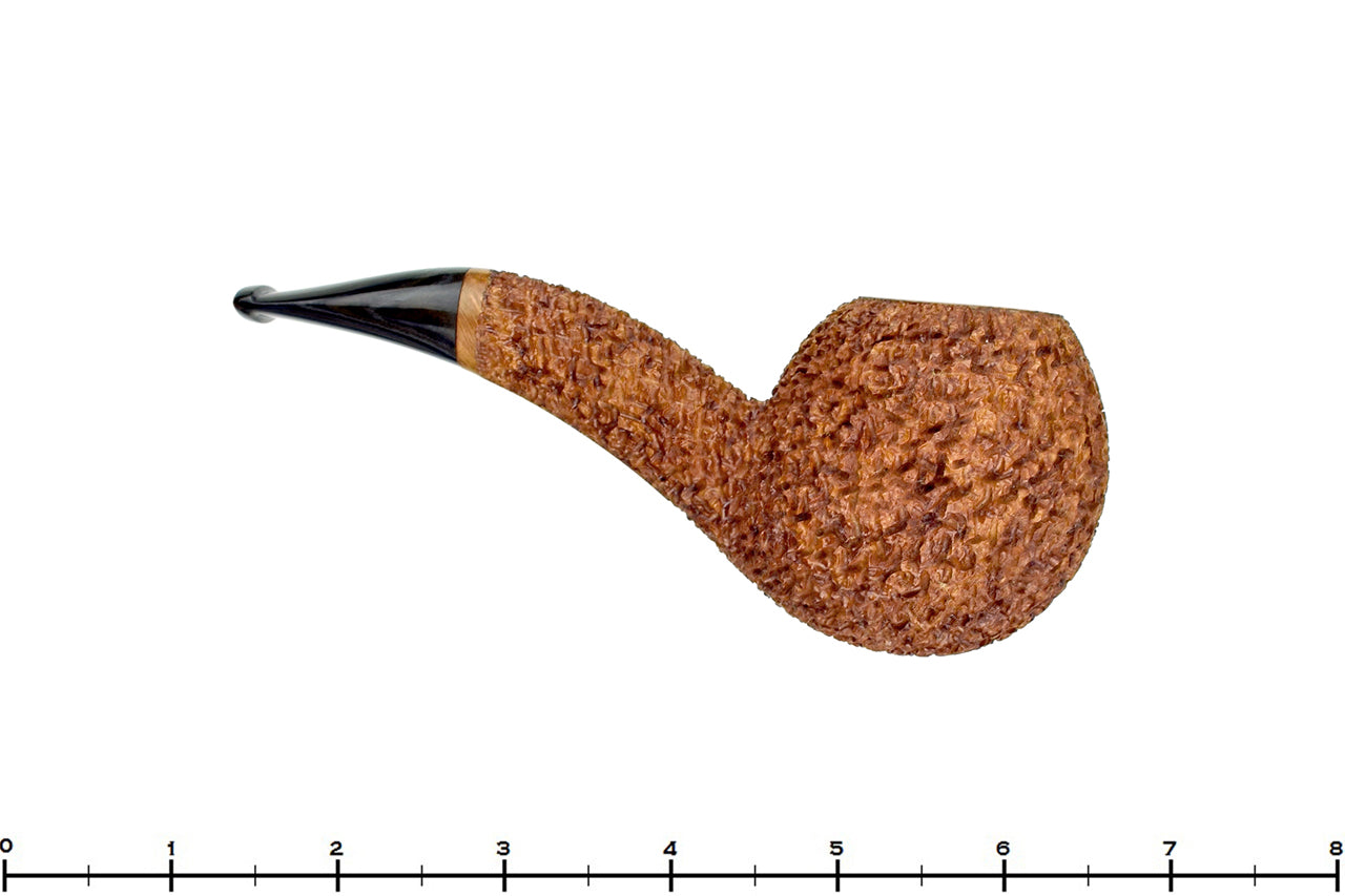 Dr. Bob Pipe Rusticated Hawkbill with Grey Brindle – Blue Room Briars