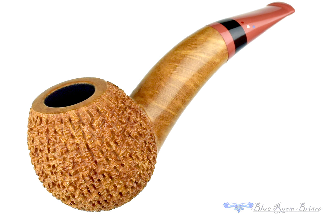 Dr. Bob Pipe (PPP) Partial Rusticated Hawkbill with Ebonite – Blue Room ...