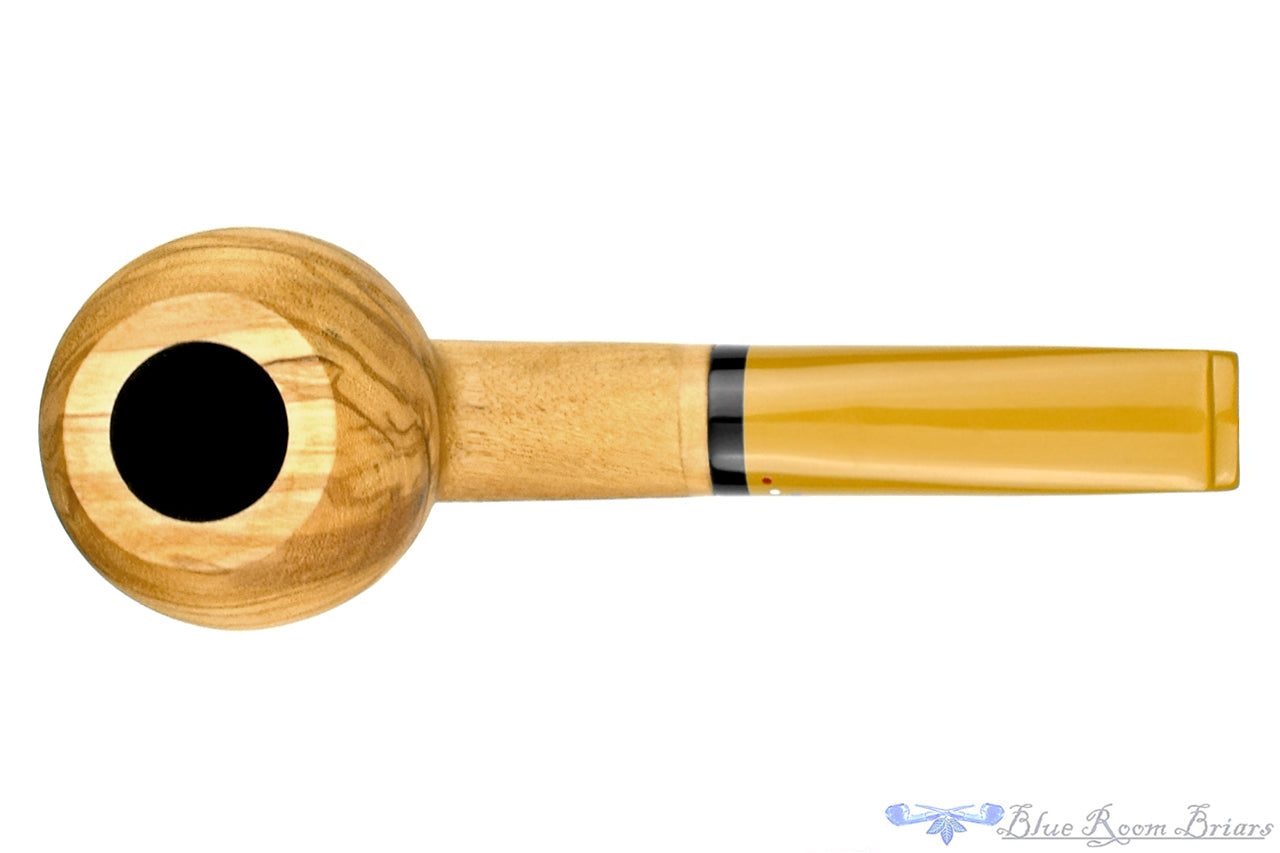 Dr. Bob Pipe (P) Sandblast Olive Wood Apple – Blue Room Briars