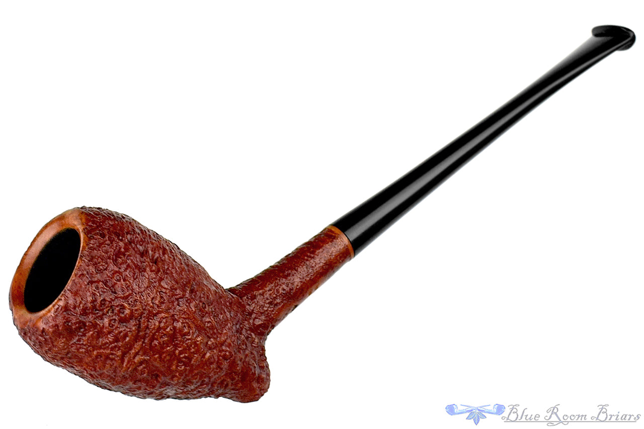 Nate King Pipe 707 Crosscut Sandblast Cutty – Blue Room Briars