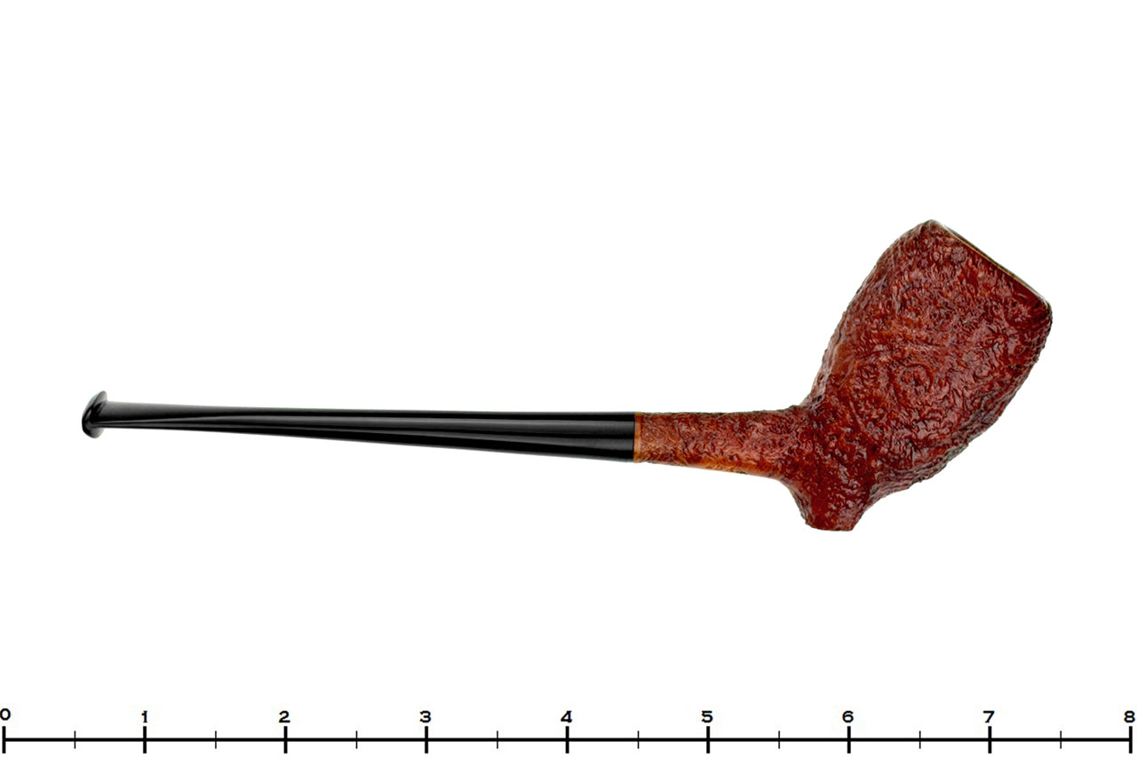 Nate King Pipe 707 Crosscut Sandblast Cutty – Blue Room Briars