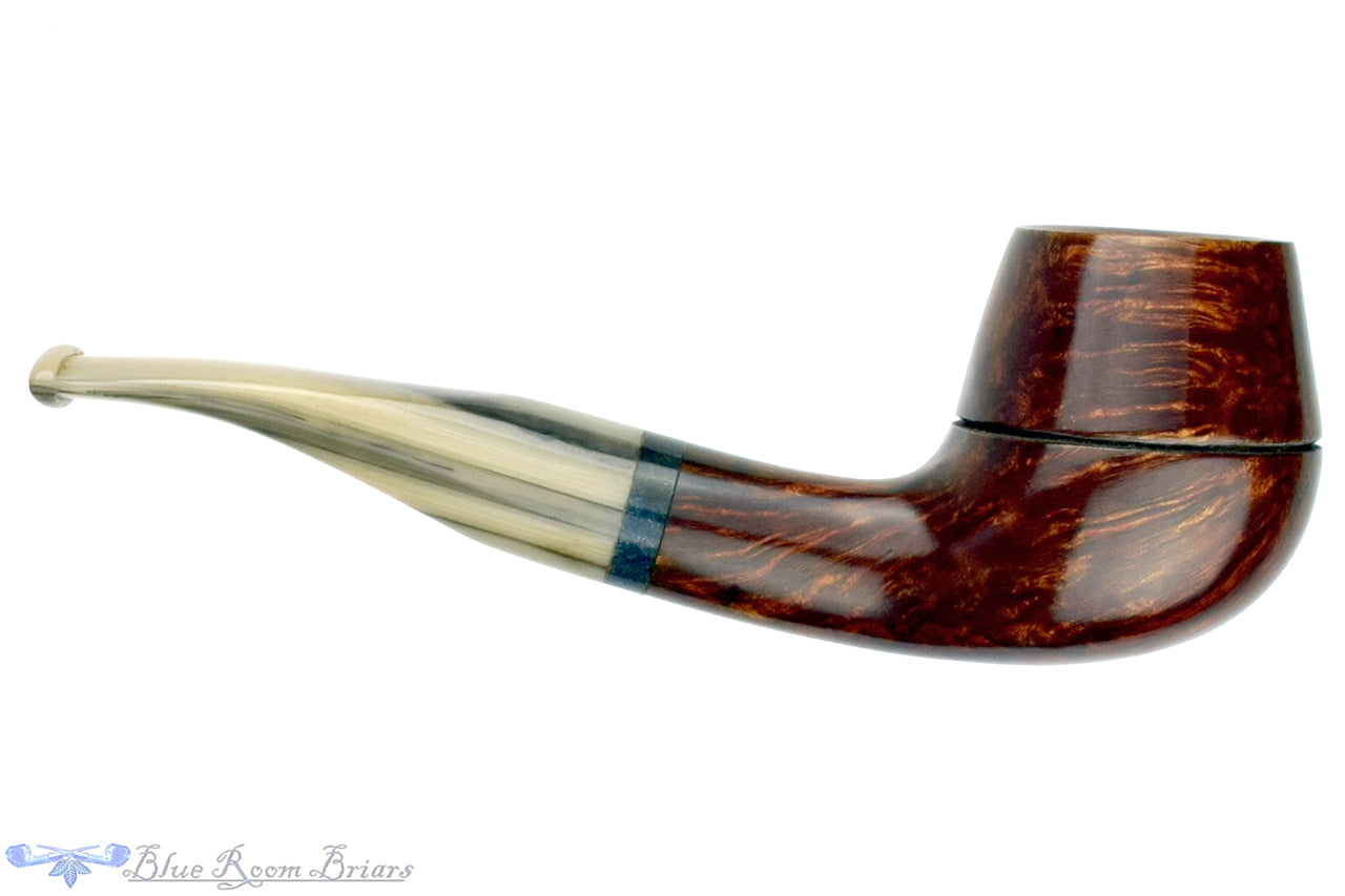 Ron Smith Pipe Bent Tall Rhodesian with Acrylic – Blue Room Briars